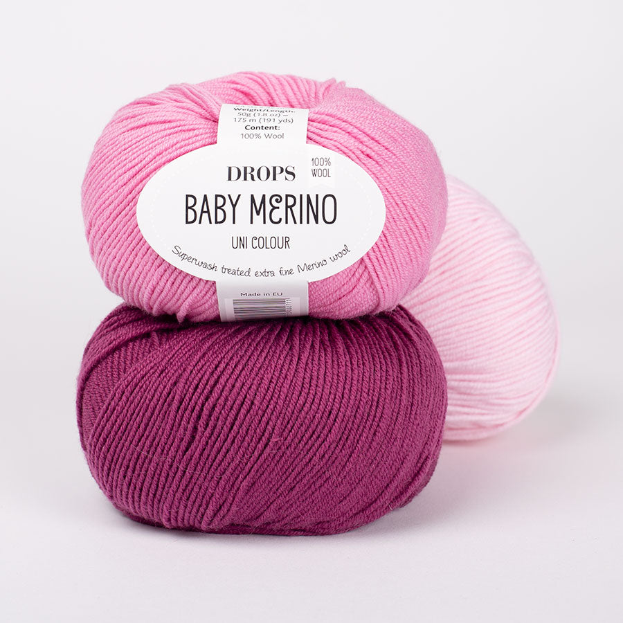 Baby Merino - laine superwash de Drops design – Boutique de Tricot ...